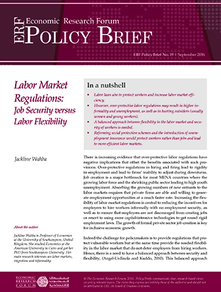 Labor Market Regulations: Job Security versus Labor Flexibility ...