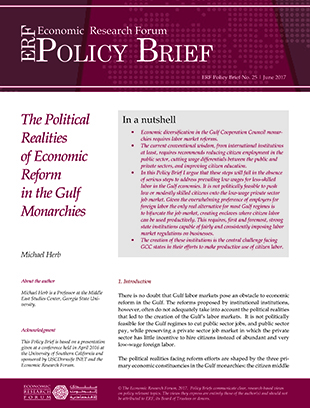 The Political Realities of Economic Reform in the Gulf Monarchies ...