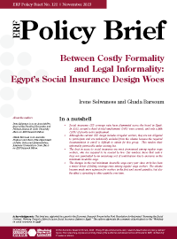 Between Costly Formality and Legal Informality: Egypt’s Social ...
